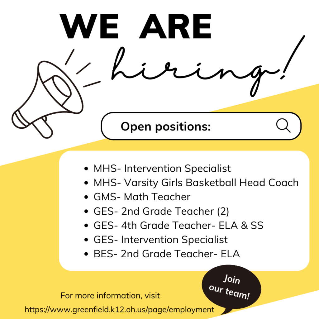 Live Feed | Greenfield Exempted Village School District